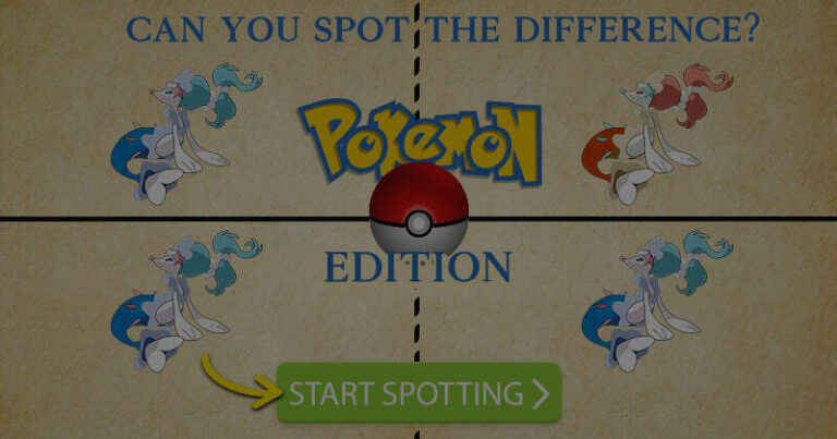 Pokémon Spot the Difference Quiz Answers - My Neobux Portal